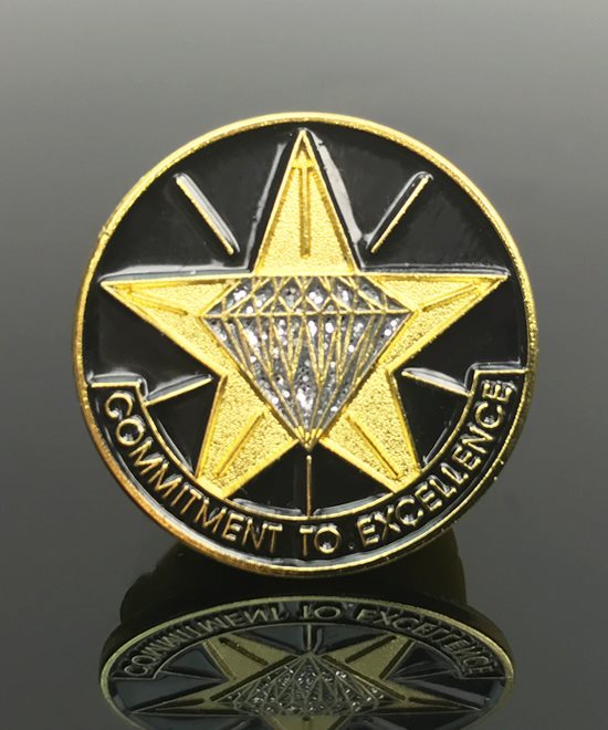 Commitment to Excellence Pin