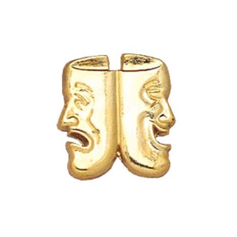 Scholastic Chenille Pin - Drama Masks | Edco Awards