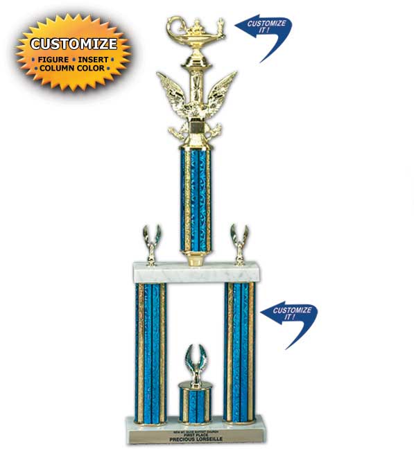 Traditional 2-post Achievement Trophy | Edco Awards