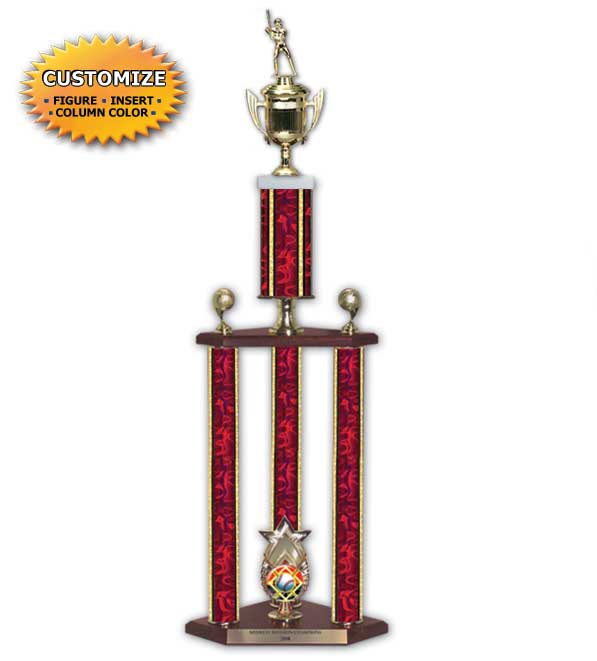Contempo 3-Pillar Classic Team Trophy | Edco Awards