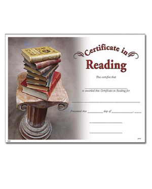 Certificate of Reading Award | Edco Awards