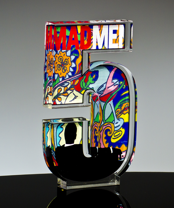 Logo Cut Custom Acrylic Paperweight | Edco Awards