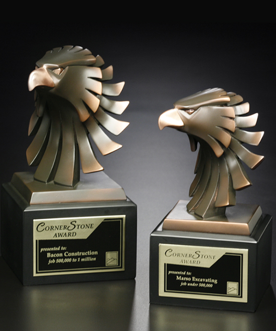 Signature Series Eagle Head Award | Edco Awards