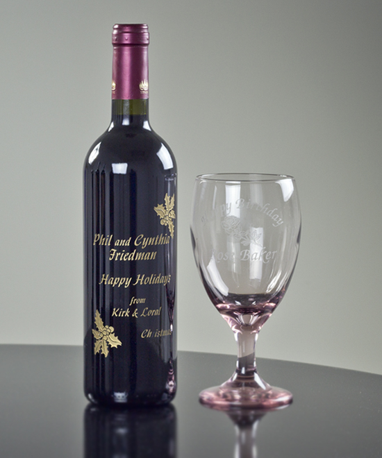 Engraved Wine Bottle | edco.com | Edco Awards