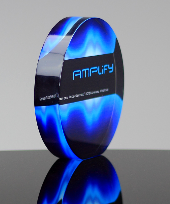 Custom Printed Acrylic Circle Award | Edco Awards