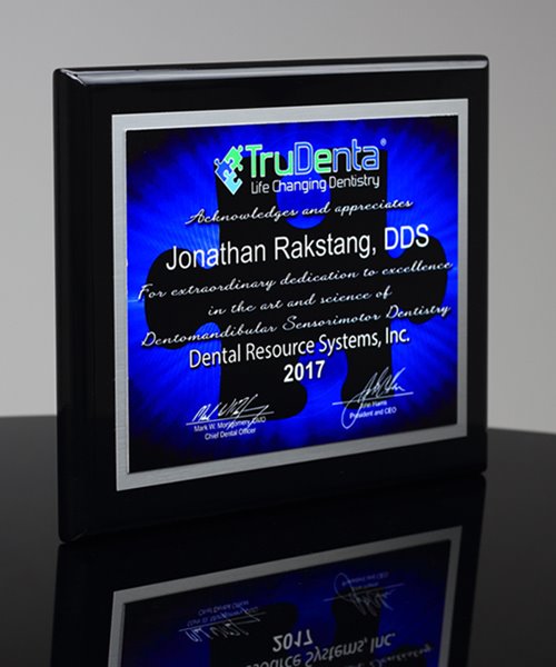 Award Plaque with Custom Full-Color Textured Printing | Edco Awards