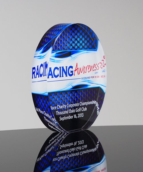 Custom Printed Acrylic Circle Award | Edco Awards