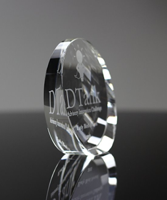 Crystal Round Paperweight | Edco Awards