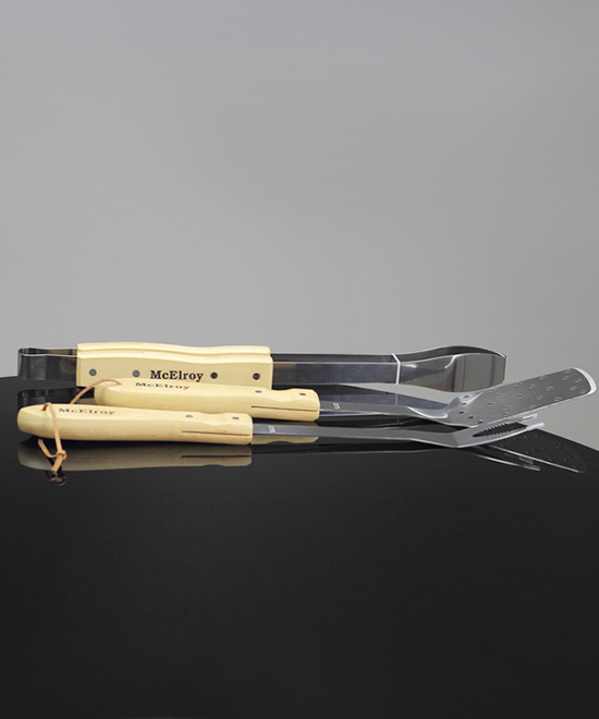 Engraved BBQ Set, the green alternative | Edco Awards