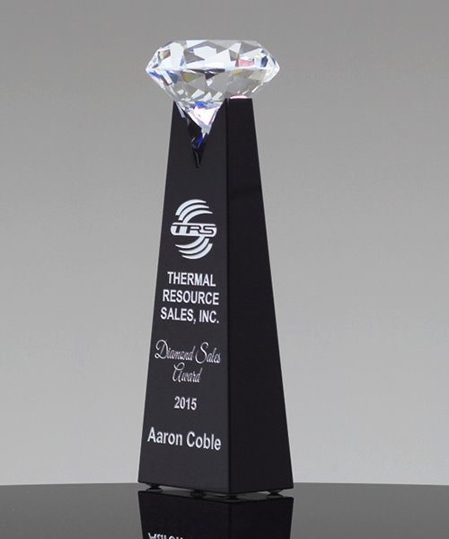 Rising Diamond Crystal Award - Large Size | Edco Awards