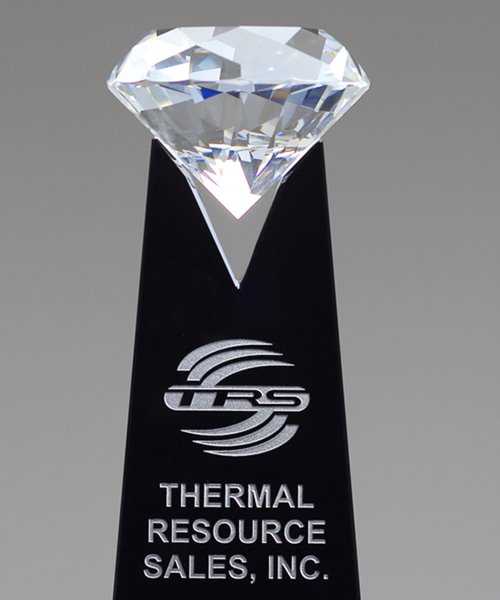 Rising Diamond Crystal Award - Large Size | Edco Awards