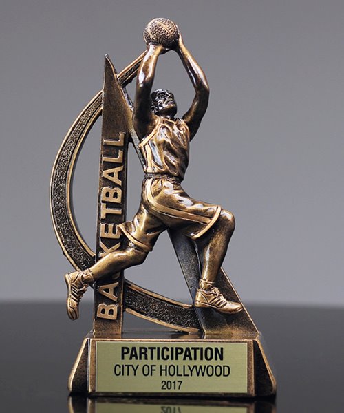 Picture of Basketball Ultra Action Resin Trophy - Male