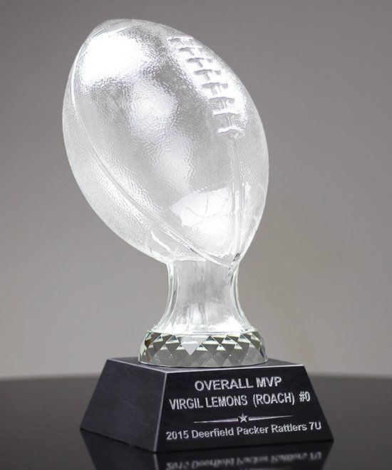 Glass Football Trophy Edco Awards
