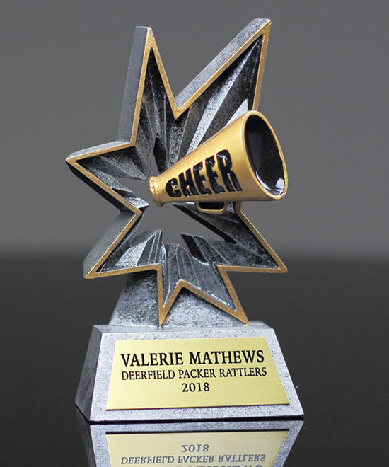 Bobble Action Cheer Award | Edco Awards