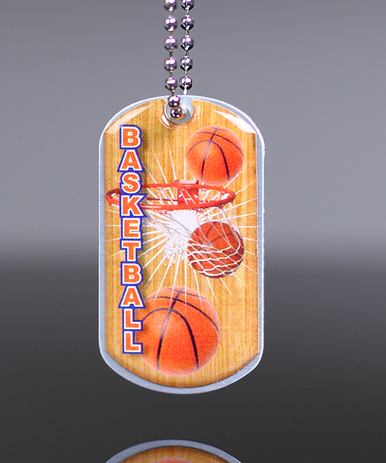 Basketball Dog Tag