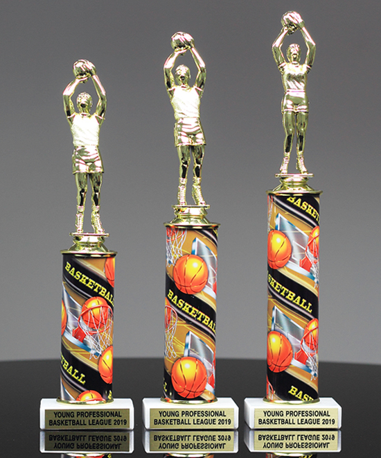 Basketball Photo-Action Trophy | Edco Awards