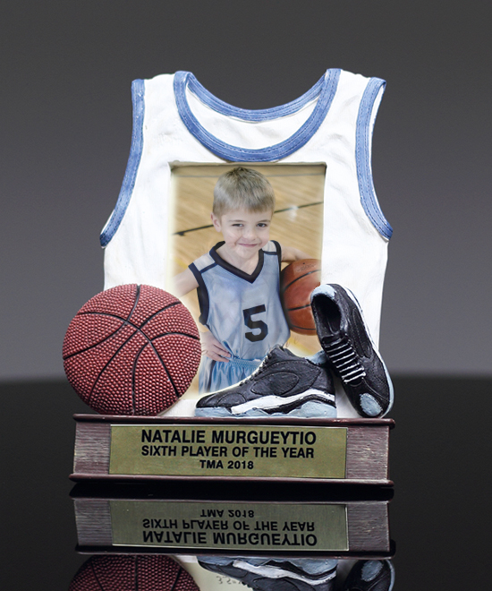 Basketball Jersey Theme Picture Frame | Edco Awards