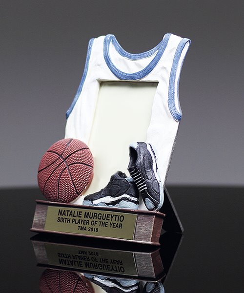 Basketball Jersey Theme Picture Frame | Edco Awards