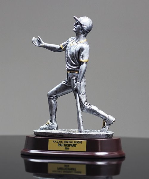 Silverstone Baseball Resin Trophy | RF2341SG | Edco Awards