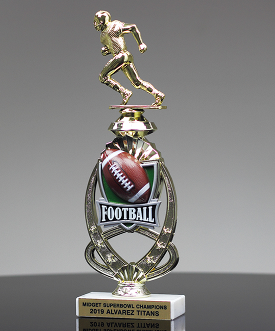 Football Meridian Sport Riser Trophy | Edco Awards