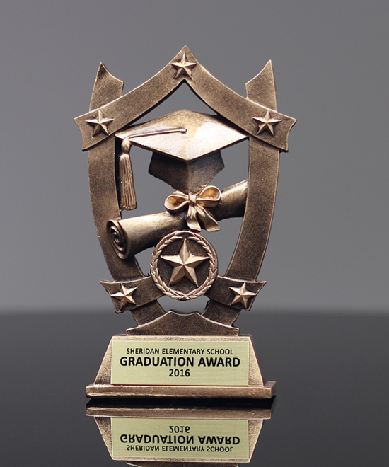 Star Shield Graduation Trophy | Edco Awards