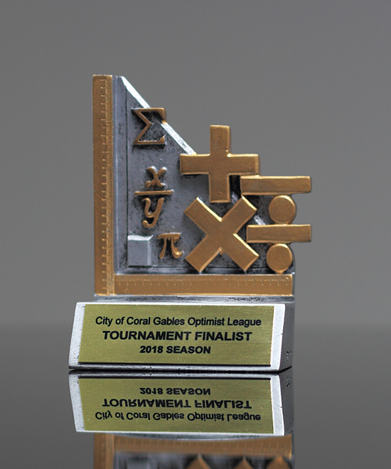 Math Award | Math Trophy | edco.com | Edco Awards