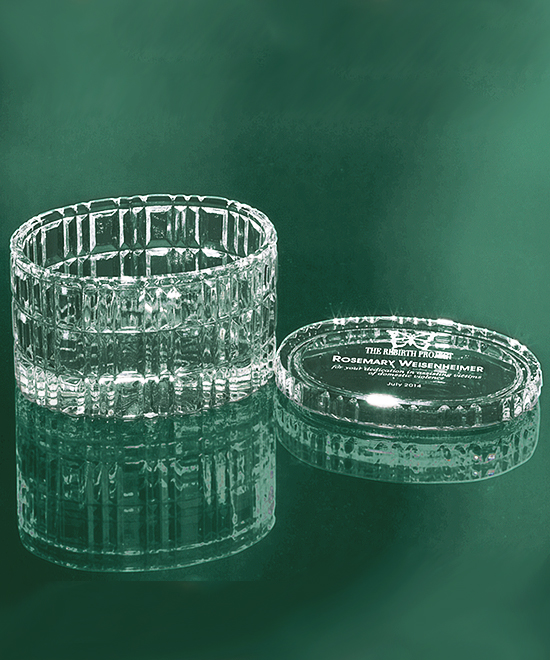 Cut Crystal Oval Dish | Edco Awards