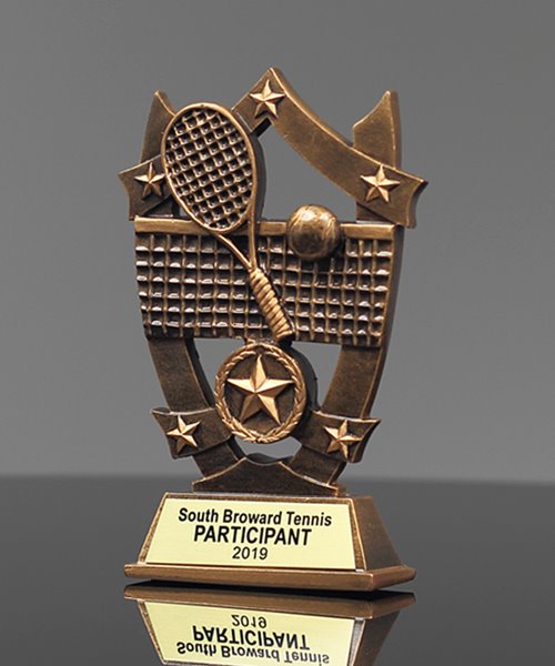 Star Shield Tennis Trophy | Edco Awards