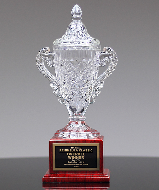 Royal Crystal Ornate Trophy Cup | CRY360, CRY361, CRY362 | Edco Awards