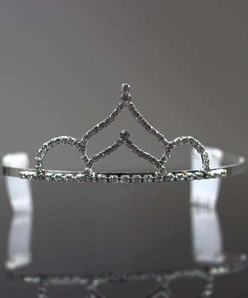 Rhinestone Tiara Studded With Crystals | edco.com