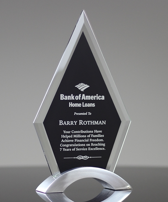 Sable Diamond Glass Award | Edco Awards