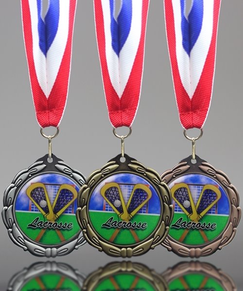 Lacrosse Epoxy Domed Medal | Edco Awards