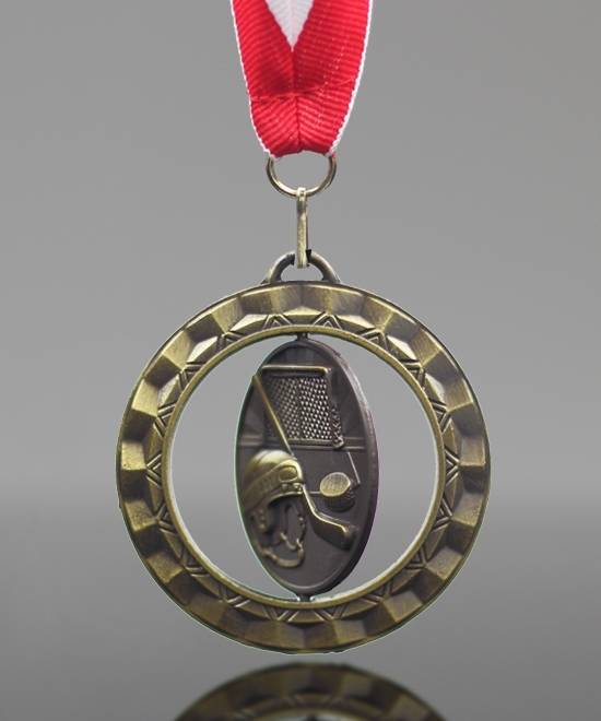 Hockey Spinner Medal | edco.com | Edco Awards