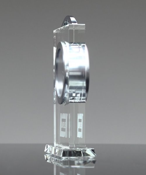 Eternity Crystal Desk Clock Award | C-2598C | Edco Awards
