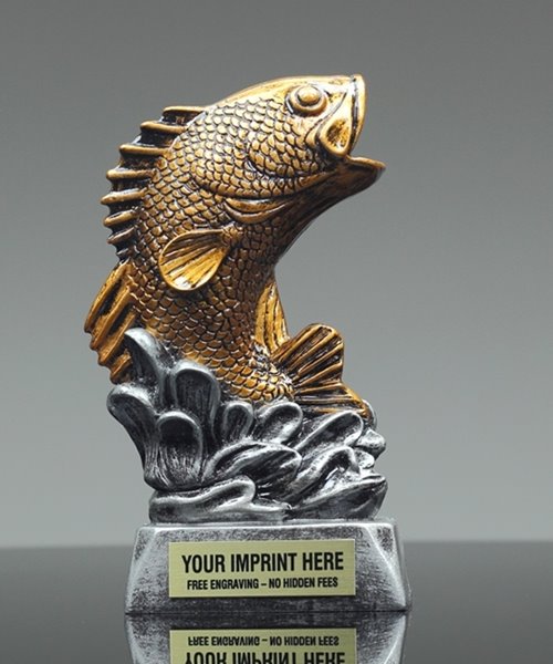 Jumping Fish Trophy | Large Mouth Bass Award | Edco Awards
