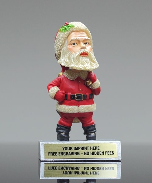 Santa Bobble Head | Edco Awards