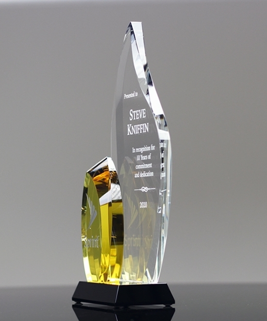 Amber Flame Crystal Award | Edco Awards