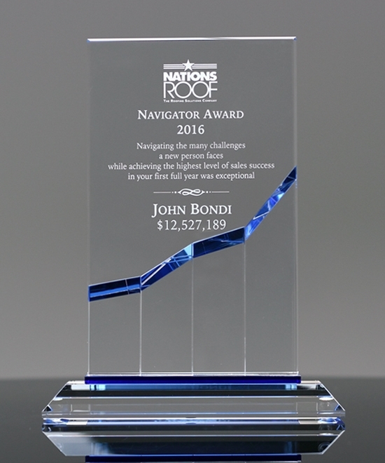 Goal Buster Crystal Award | Edco Awards