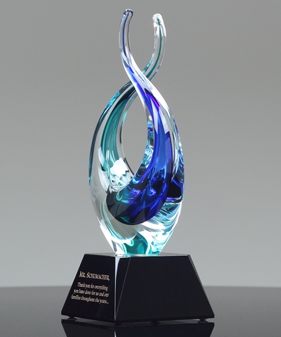 Infinity Helix Crystal Award | Edco Awards
