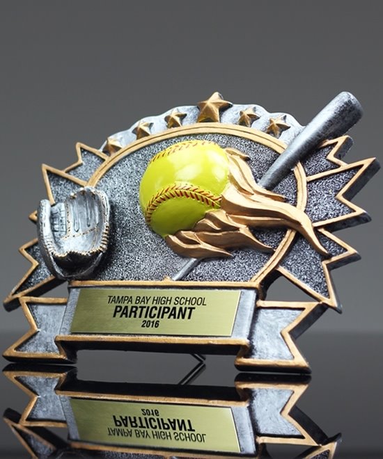 Silverstone 3-D Softball Award | Edco Awards