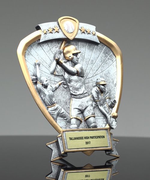 Silverstone Shield Softball Sculpture | Edco Awards