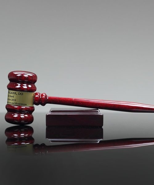 Premium Gavel Set in Gift Case Award | GV145 | Edco Awards