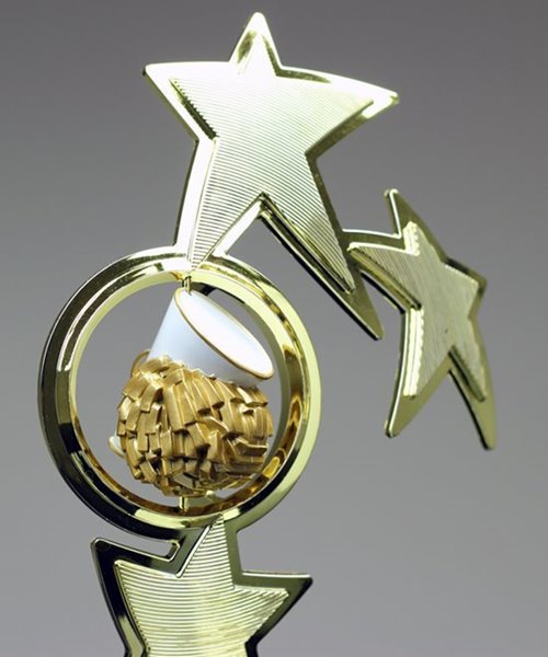 Superstar Cheerleading Spinner Trophy | Edco Awards
