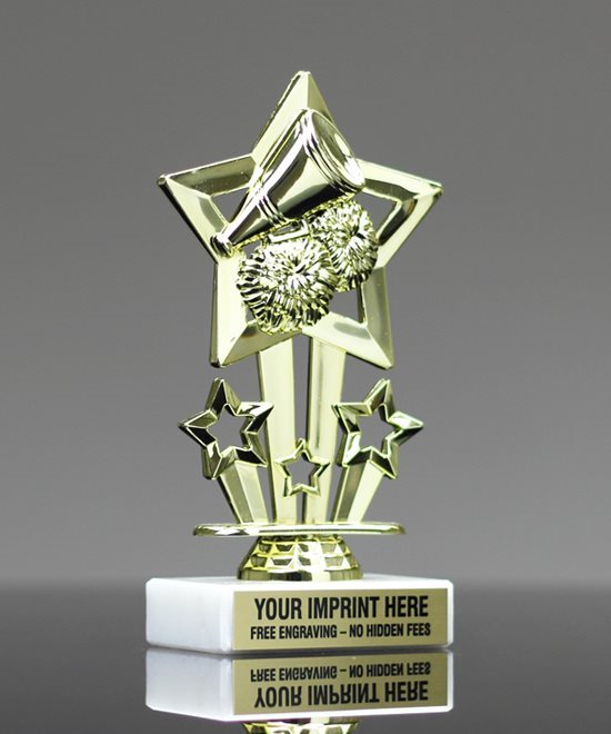 Sports Star Participation Cheerleading Trophy | Edco Awards