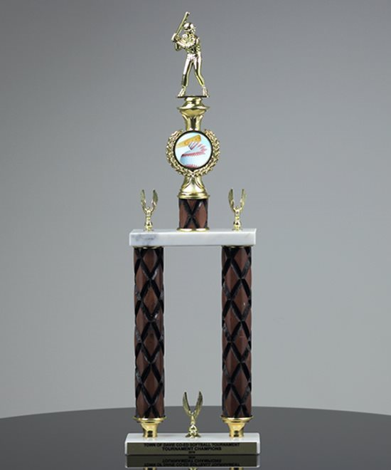 Two Post Baseball Champion Trophy | Edco Awards