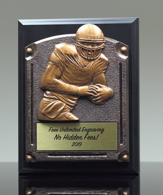 Greystone Football Award Plaque | Edco Awards