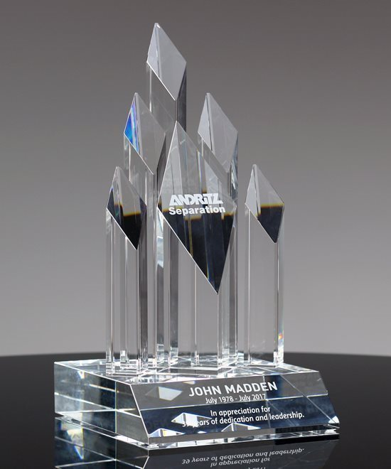Crystal Super Five Star Diamond Award | C916C50 | Edco Awards