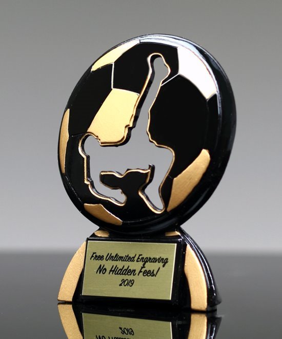 Soccer Male Shadow Trophy | Edco Awards