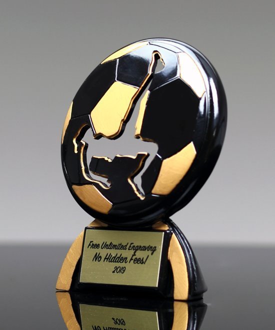 Soccer Male Shadow Trophy | Edco Awards