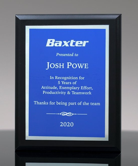 Associate Blue Award Plaque | Edco Awards